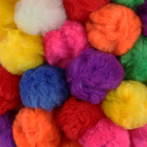2 Inch Multi Color Craft Pom Poms 25 Pieces 7445036895818| eBay