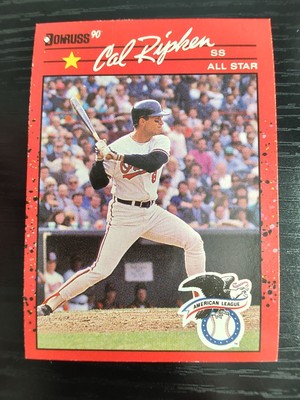 90 Donruss Error Cal Ripken All Star | eBay