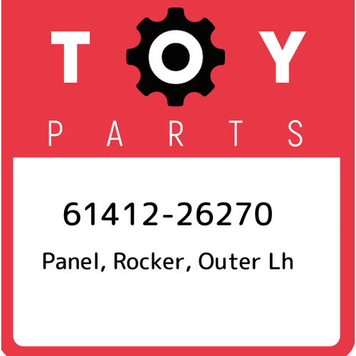 61412-26270 Toyota Panel, rocker, outer lh 6141226270, New Genuine OEM ...