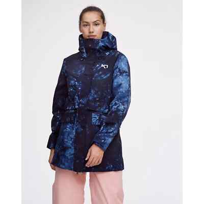 Kari Traa Agnes Ski Jacket Insulated Waterproof Blue Marlin Womens XS ...