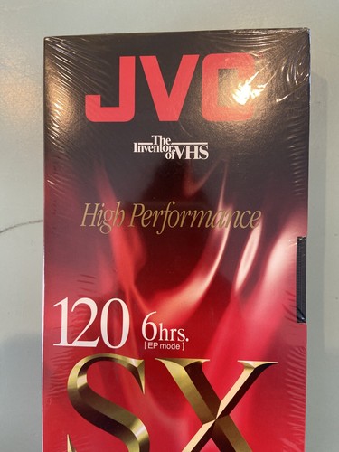 JVC High Performance T-120 SX Blank VHS SP 120 Min EP 6 HRS for sale ...