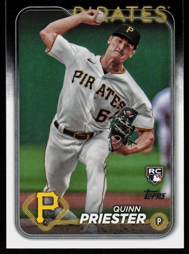 2024 TOPPS SERIES 1 QUINN PRIESTER #93 Baseball Rookie PIRATES RC | eBay