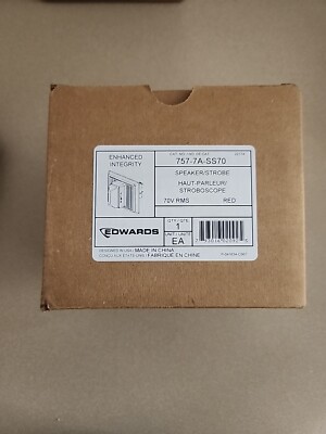 EST 757-7A-SS25 ENHANCED INTEGRITY SPEAKER / STROBE 25V RMS - RED ...