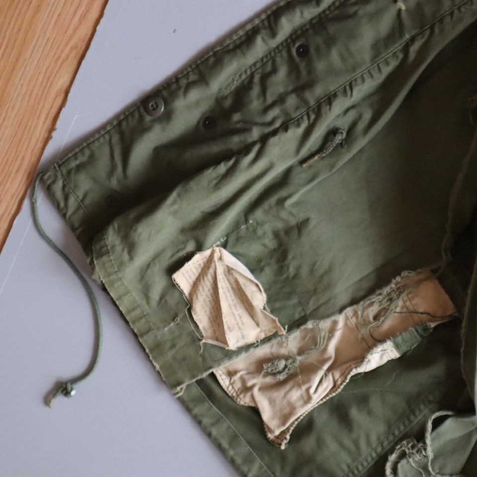 Vtg 60s US Army M65 Field Jacket Coat Green Small Military Vietnam OG ...