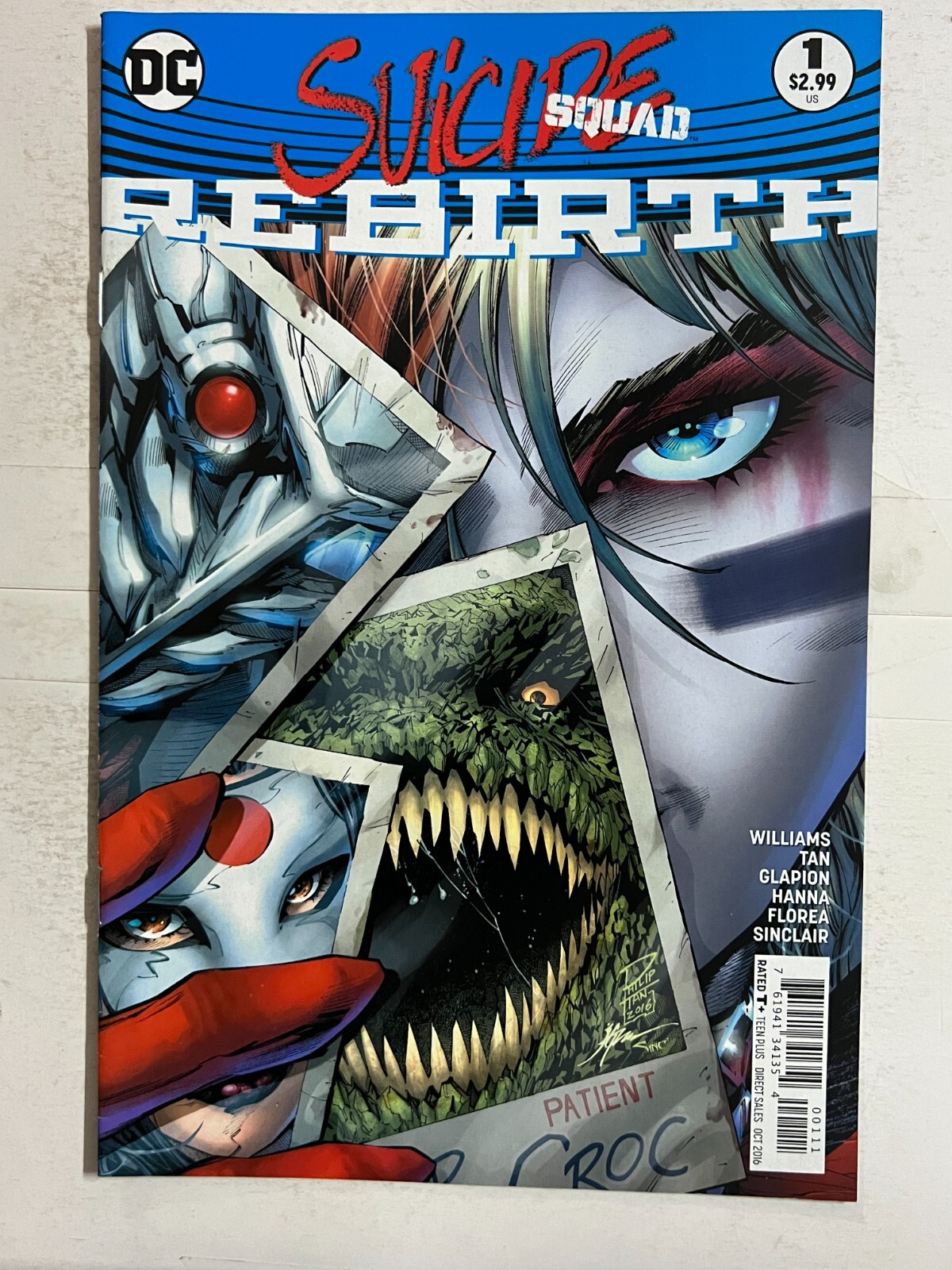 Suicide Squad Rebirth #1 Philip Tan Variant Cover DC Comics 2016 ...