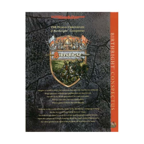 TSR Birthright Birthright Conspectus VG+ | eBay