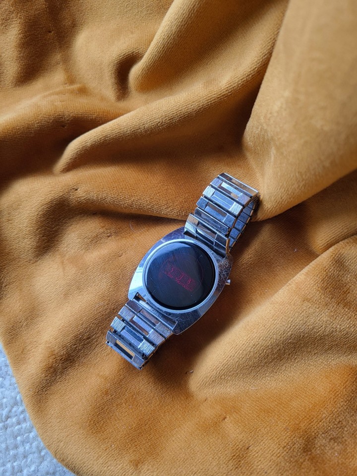 1970's Timex Red LED digital watch not working | eBay UK