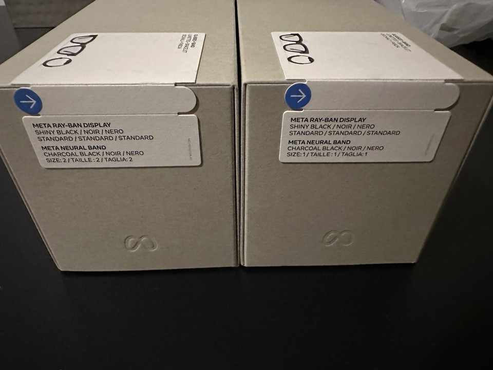 Meta Ray-Ban Display Glasses Regular + Neural Band Size 2 Black - Open ...