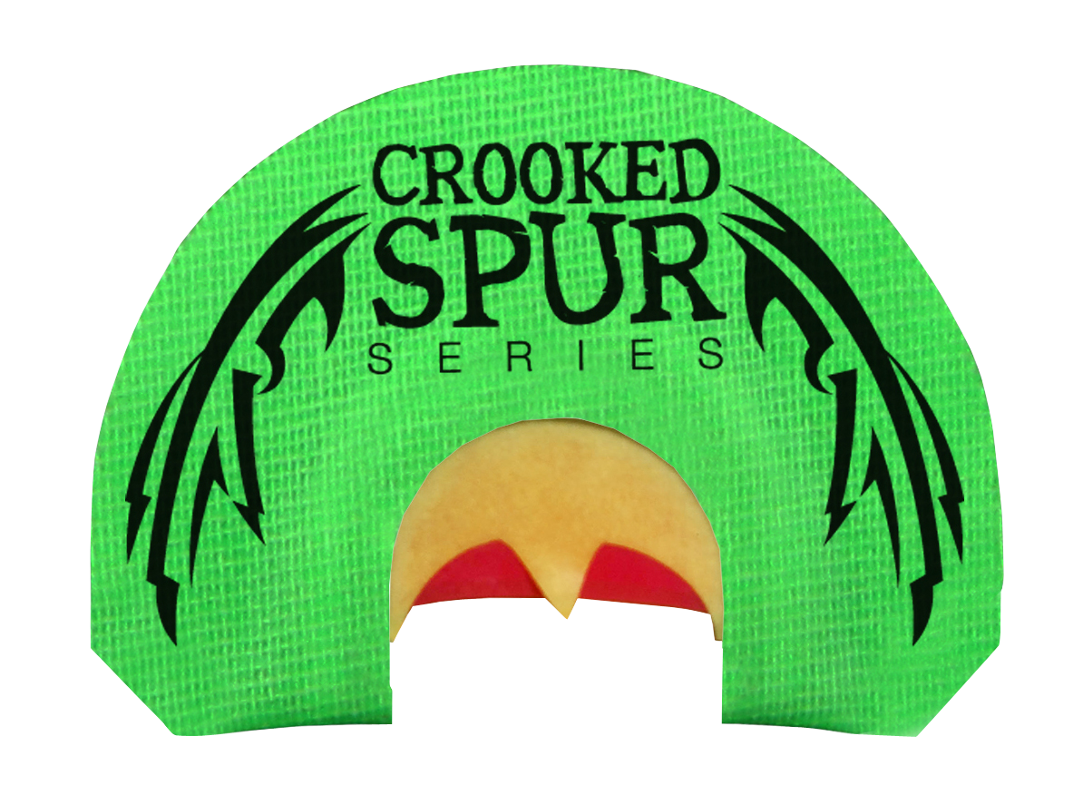 FOXPRO Green Back Wing Diaphragm Turkey Call Crooked Spur Series ...