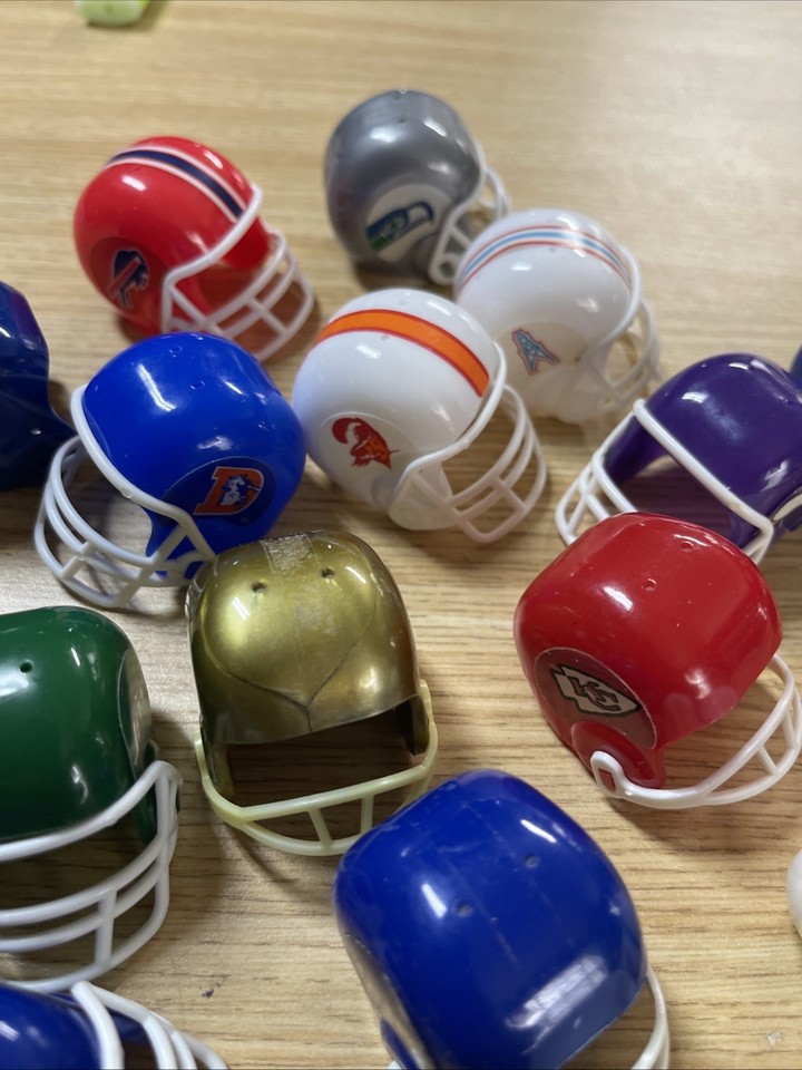 Lot of 29 Vintage NFL/AFL Mini Gumball Football Helmets | eBay