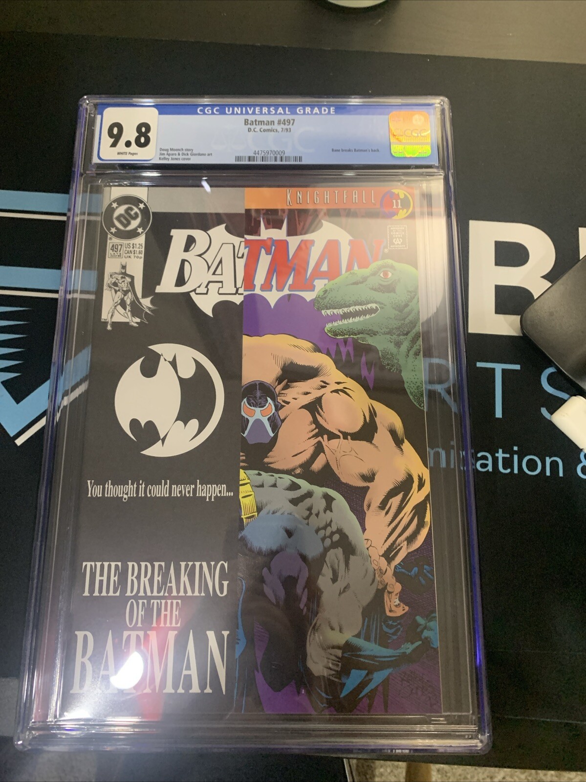 Batman #497 CGC 9.8 NM/MT W PAGES KEY Bane Breaks Batman's Back DC ...