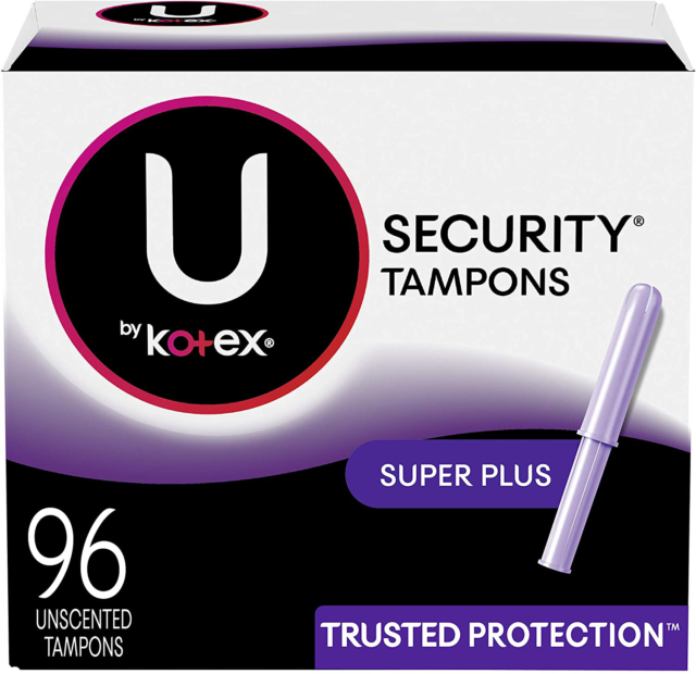 U by Kotex Security Tampons Super Plus (6 Packs of 16) for sale online ...