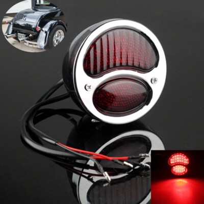 For 1928-31 Ford Model A Custom Rat Hot Rods 12V LED Rear Brake Retro ...