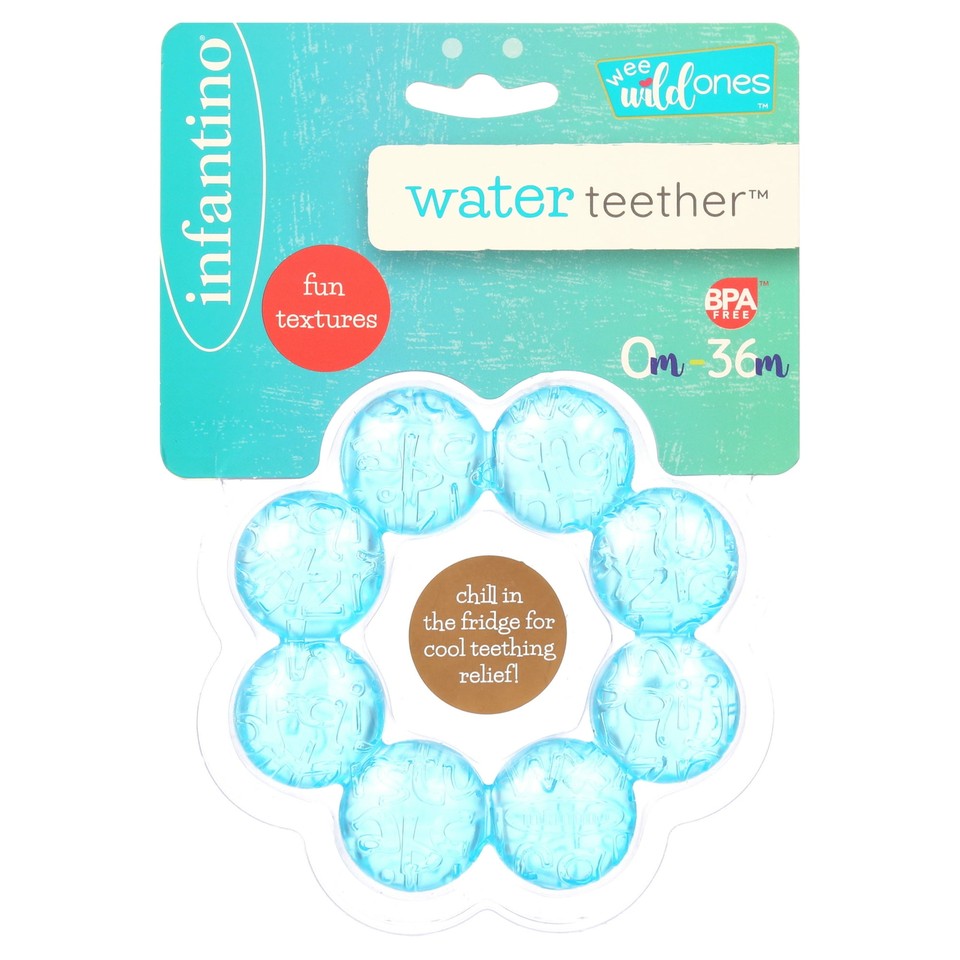 Infantino Soothing Soft Circular Water Teether, Blue 773554165418| eBay