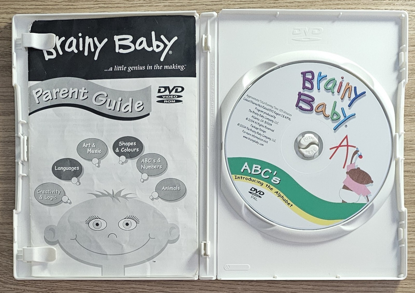 Brainy Baby Abc's Introducing The Alphabet DVD Pal4 for sale online | eBay