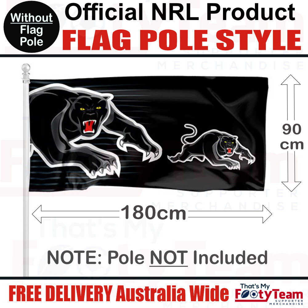 FLAGS - NRL Penrith Panthers - Game Day, Cape Wall, Car, Kids, Mini ...