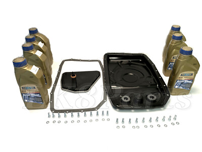 ZF 6HP26 Steel Pan Transmission Filter Kit + Fluid + Sleeve – LR3 LR4 ...