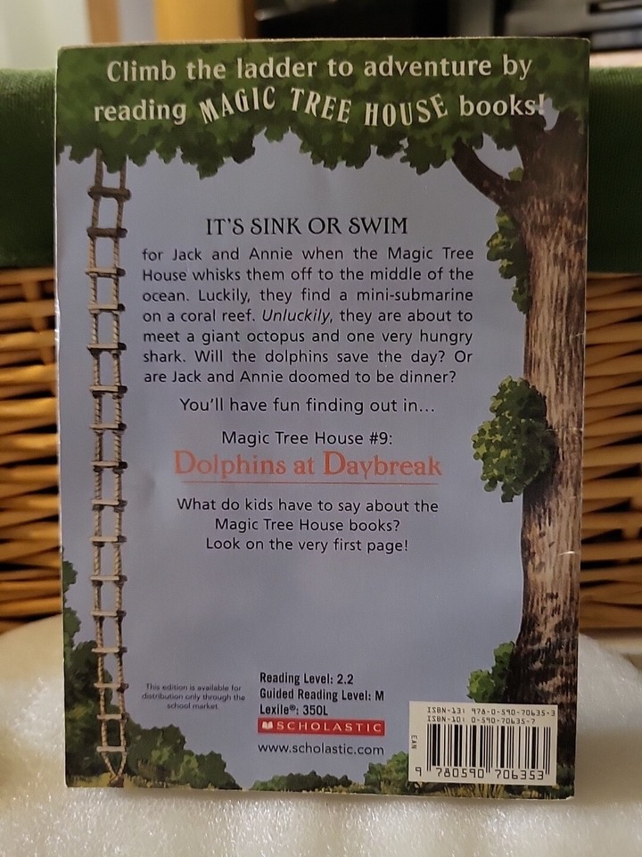 Magic Tree House #9 Dolphins at Daybreak Paperback by Mary Pope Osborne ...