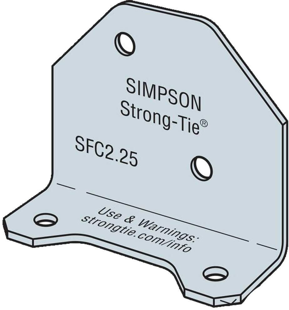 Simpson Strong-Tie SFC2.25-R300 CFS Clip 7/8 x 1.75 x 2.25 16Ga 300 Pk ...