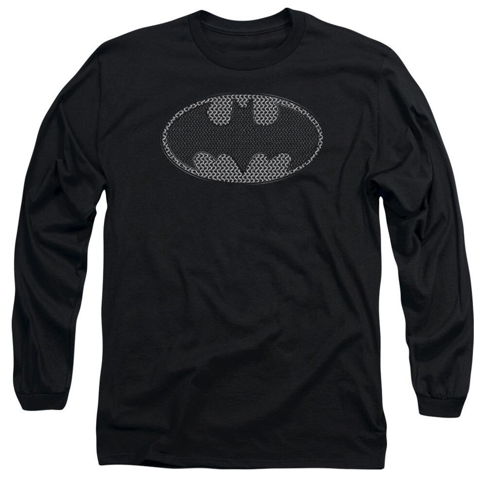 Batman "Chainmail Shield" Pullover Hoodie, Sweatshirt or Long Sleeve T ...