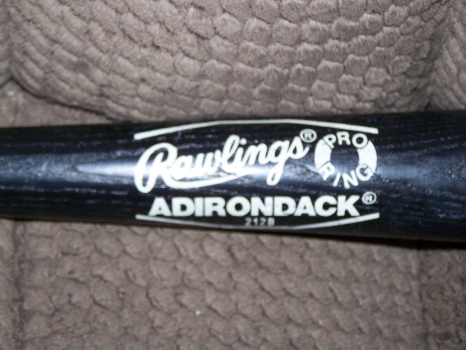 Rawlings Carlton Pudge Fisk Adirondack 212B Pro Model Wood Baseball Bat ...