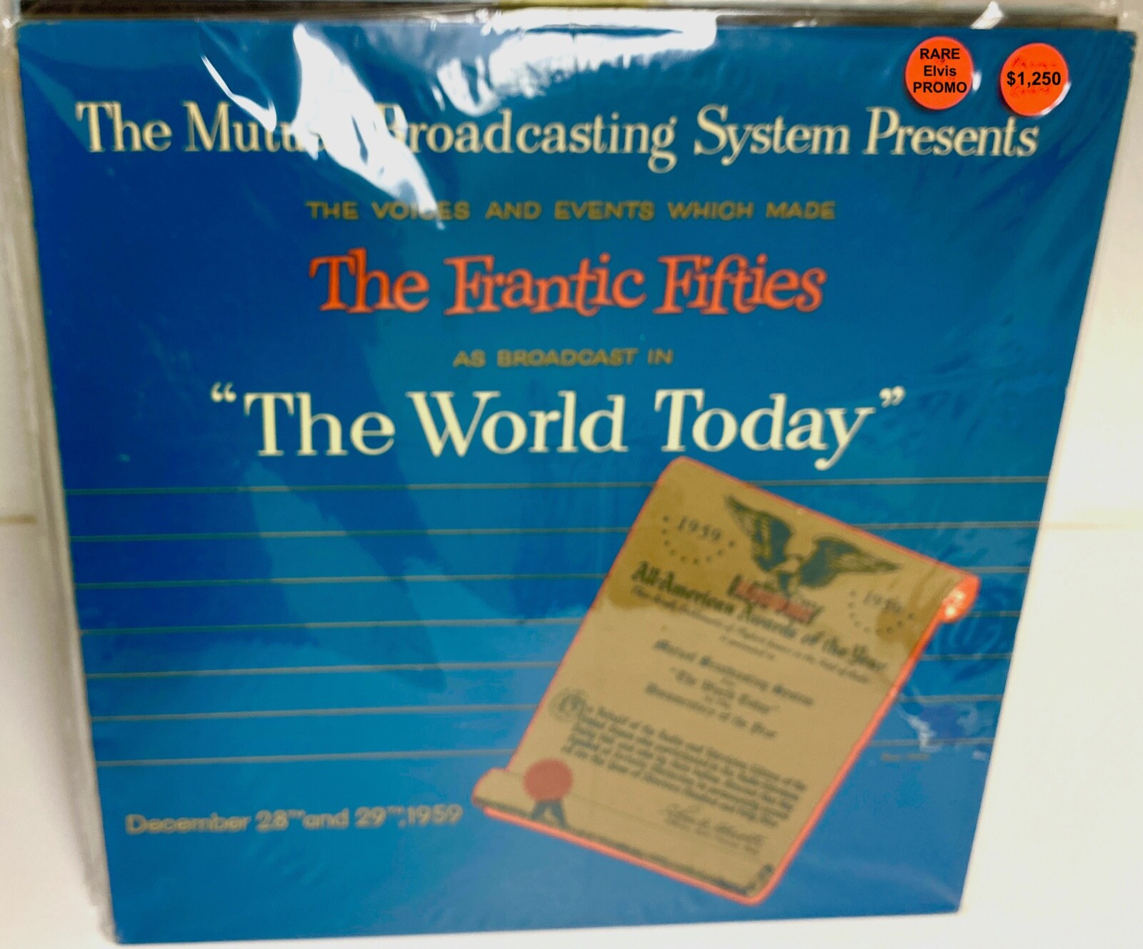 ELVIS PRESLEY Mutual Broadcasting System Presents THE FRANTIC FIFTIES ...