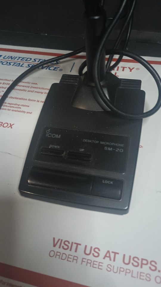 Icom SM-20 Desk Microphone For Ham Radio | eBay