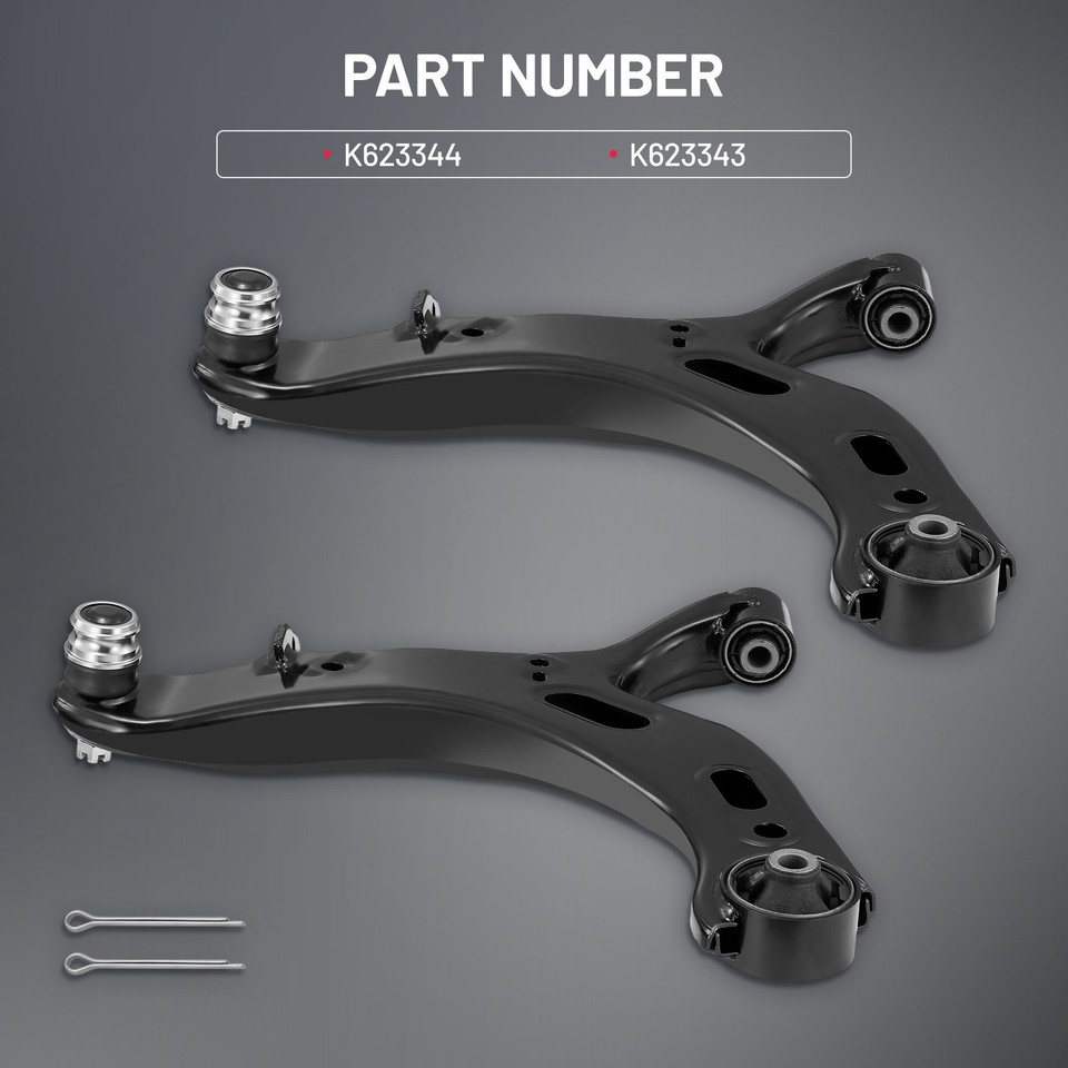 2pcs Front Lower Control Arms w/Ball Joints for Subaru Outback Legacy ...