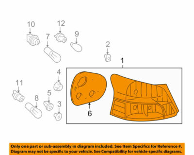 81551-52600 Toyota Lens & body, rear combination lamp, rh 8155152600 ...
