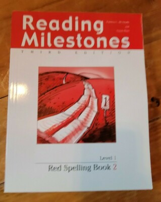 Reading Milestones 3rd Edition Level 1 Red Spelling Book 2 | eBay