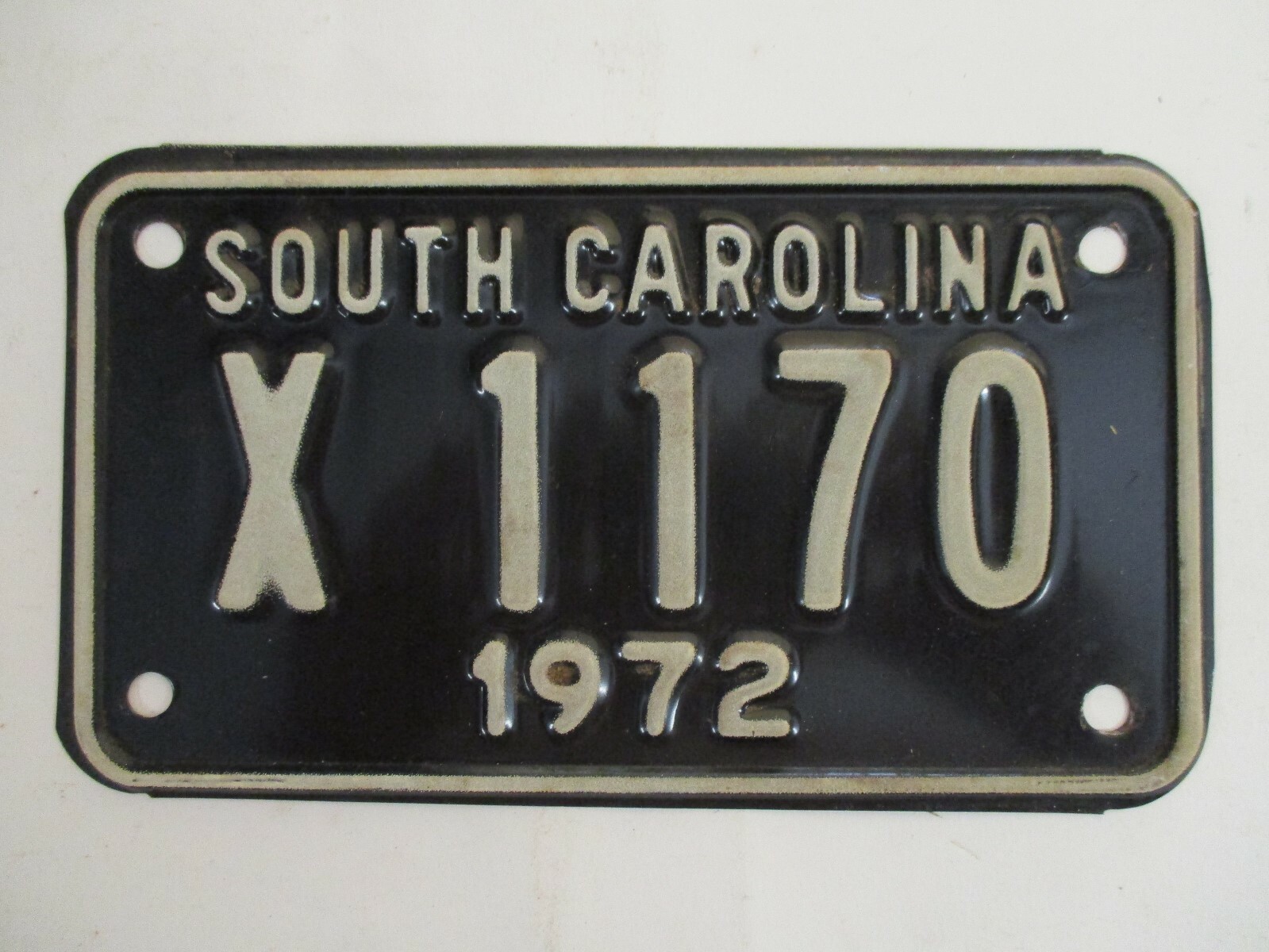1972 South Carolina MOTORCYCLE DEALER License Plate Tag | eBay