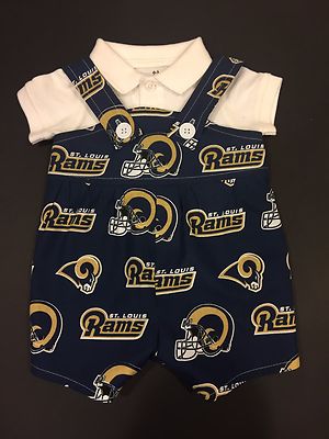 NFL Los Angeles Rams Baby Infant Toddler Boys Jumper Overalls *You Pick ...