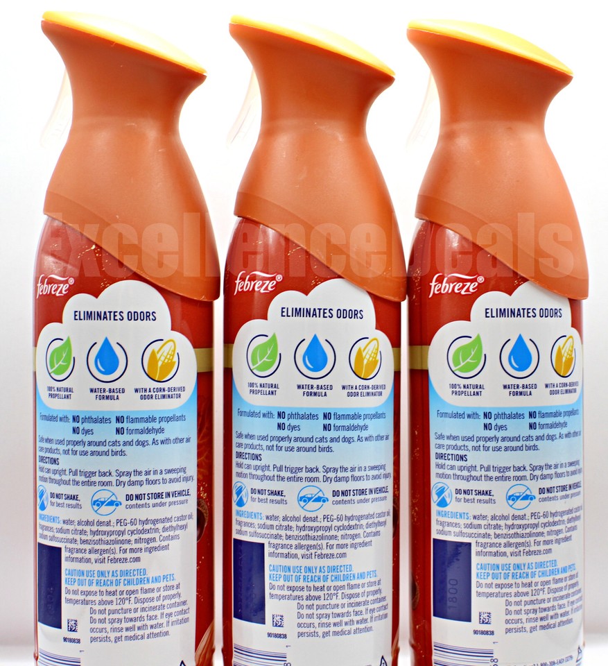 3 Count Febreze Air Limited Edition PUMPKIN PATCH Scent - BUY MORE ...