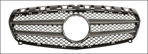 Panneau Calandre Avant Pour Mercedes Classe A W176 2012- Noir Et Gris ...