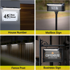 Solar Real Estate Agent Sign Lights Wireless Dusk to Dawn LED Outdoor ...