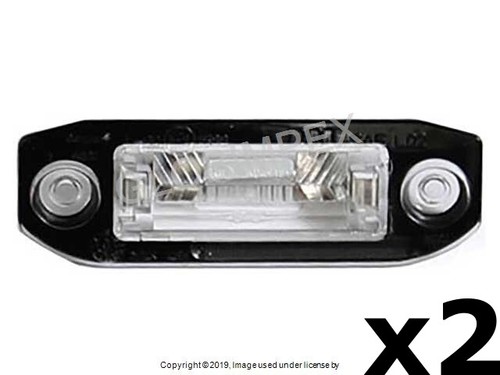 VOLVO C70 S40 S60 S80 V50 V60 V70 (2003-2018) License Plate Light (2 ...