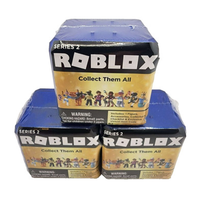 3x ROBL0X Celebrity Series 2 Blue Blind Box Mystery Cube! New & Sealed ...