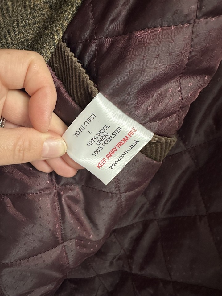 ⭐️ PG Field Heritage Mens Wool Country Shooting Jacket Size Large Good ...