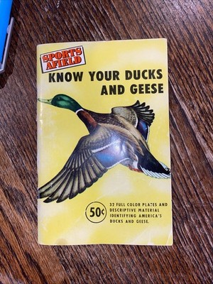 Sports Afield Know Your Ducks and Geese Pocket Identification Magazine ...