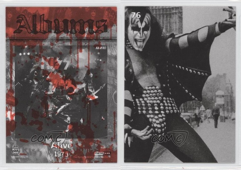 2009 Press Pass KISS 360 Blood-Spitting KISS Alive 1975 #76 0b6 | eBay UK