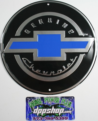 Chevrolet Chevy genuine Parts Gm round sign shop poster logo tag ss gmc ...