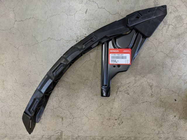 Genuine Honda 14-15 Civic 2dr Driver Front Bumper Beam Stiffener 71190 ...