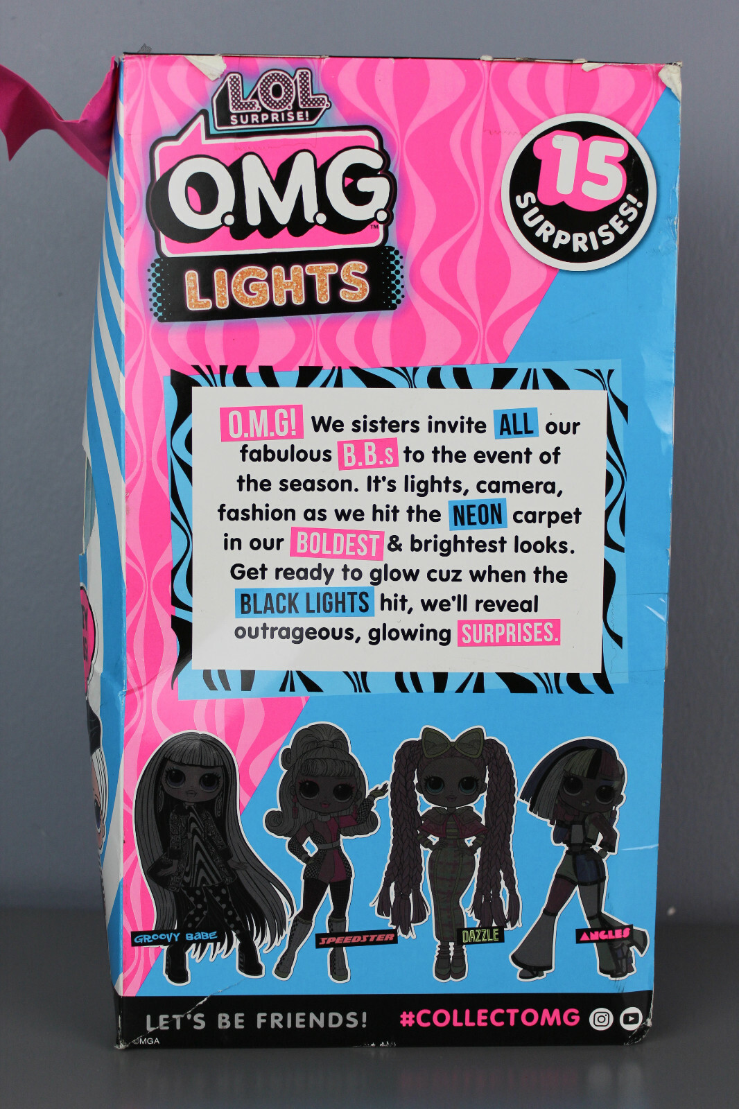 LOL Surprise OMG Lights Speedster Fashion with 15 Surprises New Box ...