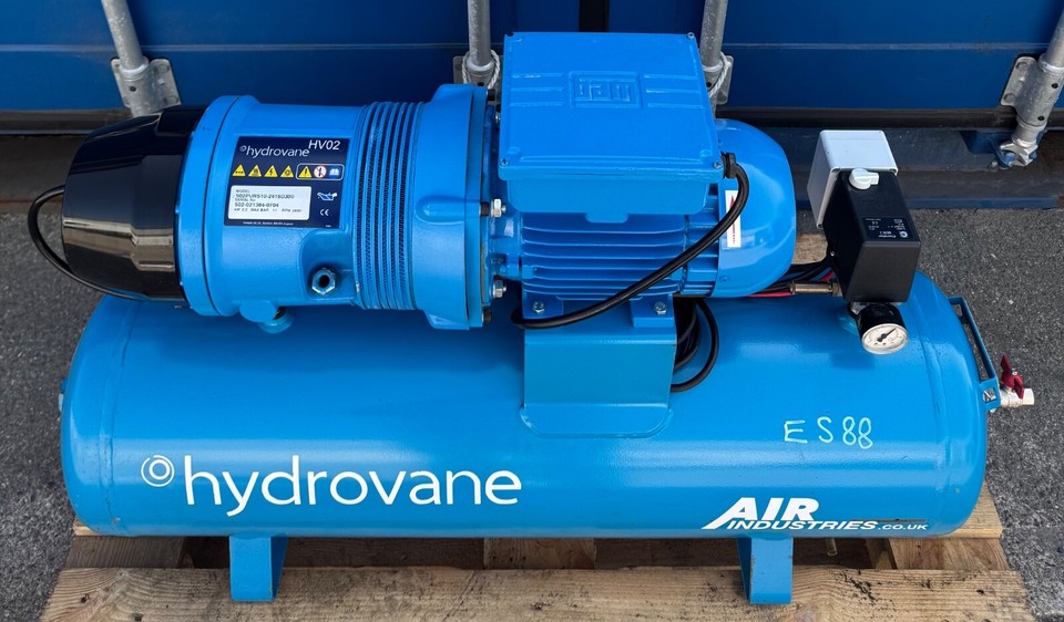 Hydrovane HV02 Receiver Mounted Rotary Vane Compressor 230v! Single Phase! | eBay UK