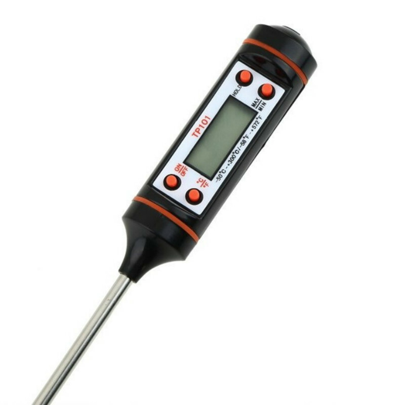 2X Digital Food Thermometer Instant Read Probe Cooking BBQ Meat ...