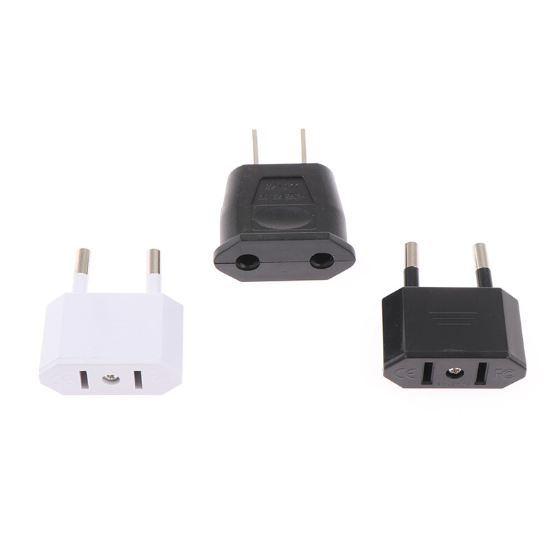 American China To EU Europe Travel Power Adapter 2 pin US To EU Plug ...