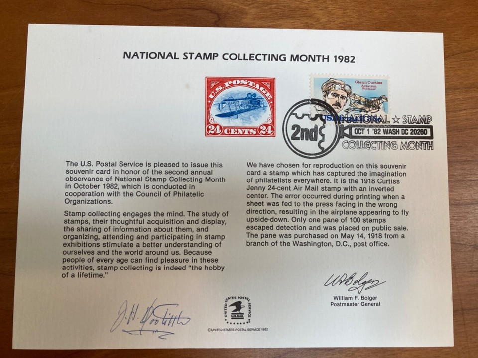 J.H. JIMMY DOOLITTLE SIGNED Glenn Curtiss stamp comm. WWII Tokyo ...