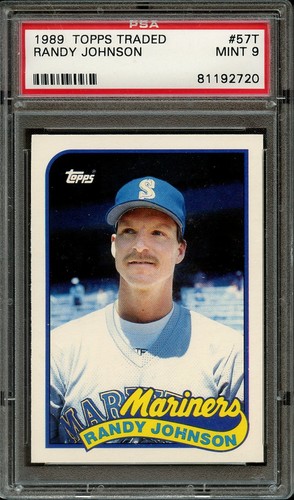 1989 TOPPS TRADED 57T RANDY JOHNSON PSA MINT 9 BB | eBay