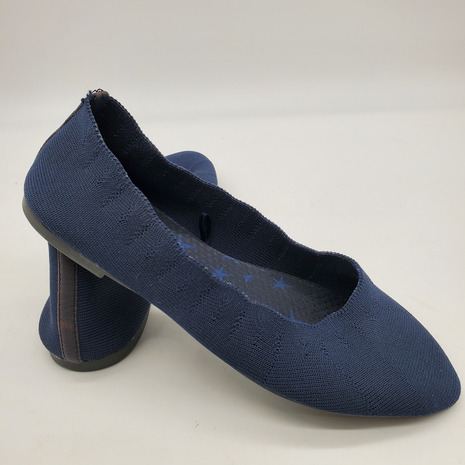 Skechers Cleo Bewitch Navy Ballet Flats Size 7.5 US S… - Gem