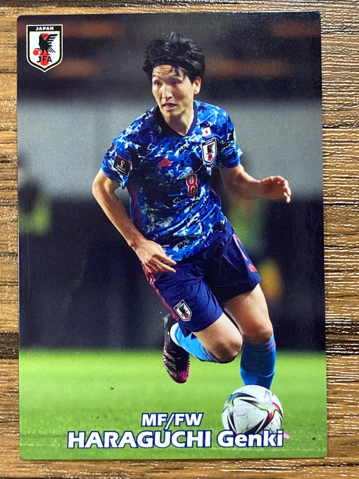 Genki Haraguchi 34 Card Japan Samurai Blue Soccer 2022 World Cup | eBay